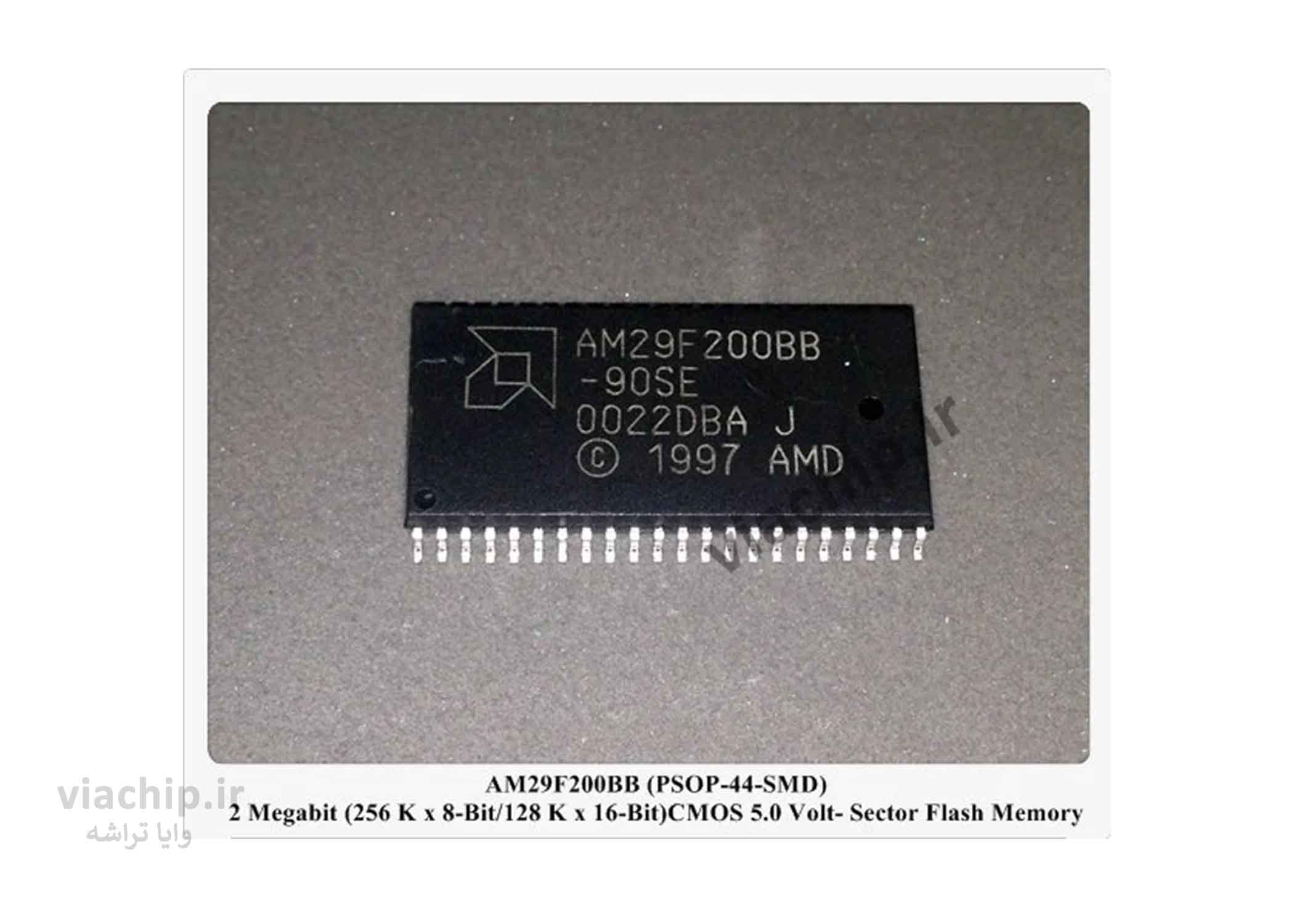 آی سی AM29F200BB-44PIN – وایا تراشه – فروشگاه اینترنتی تخصصی تعمیرکاران ایسیو ECU